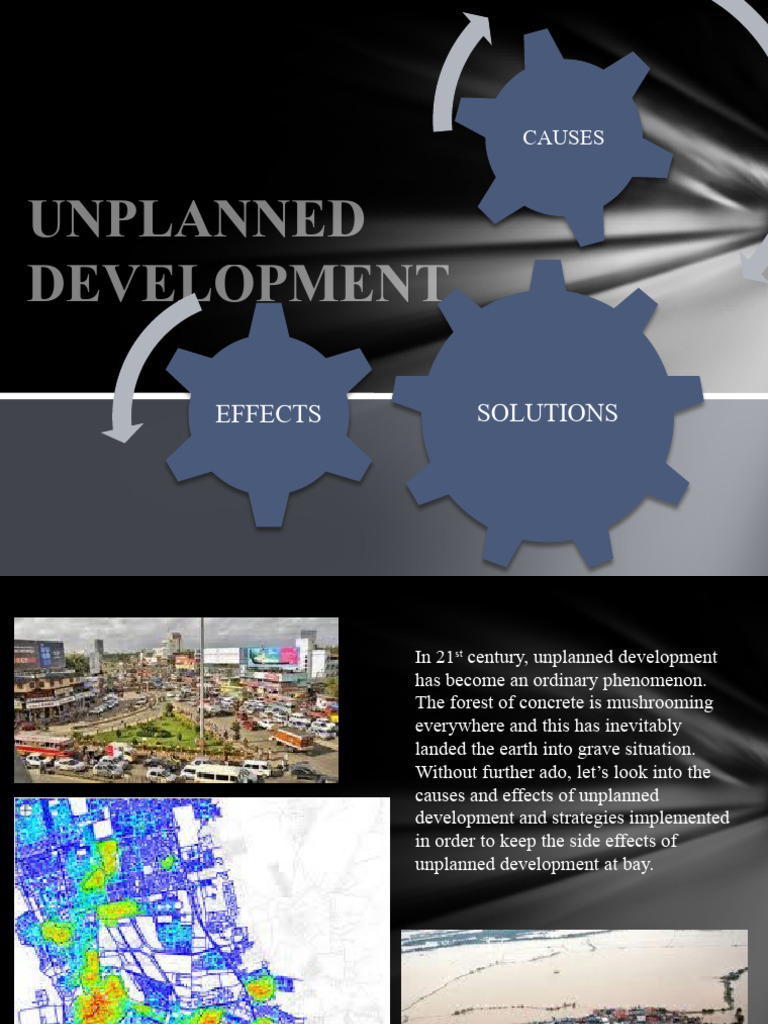 Unplanned Development | PDF | Pollution | Water Pollution