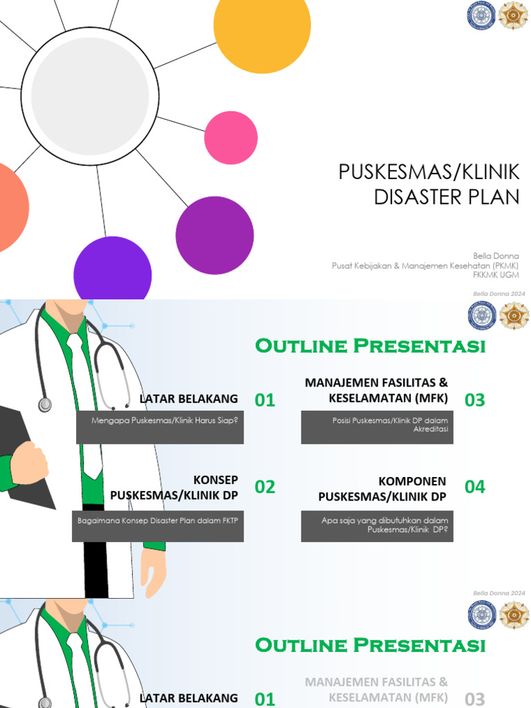 Puskesmas Klinik Disaster Plan | PDF