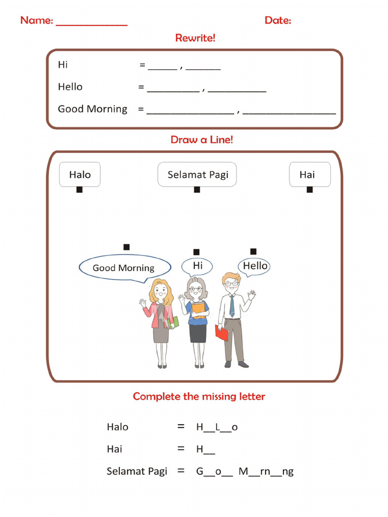 1. hi hello goodmorning | PDF