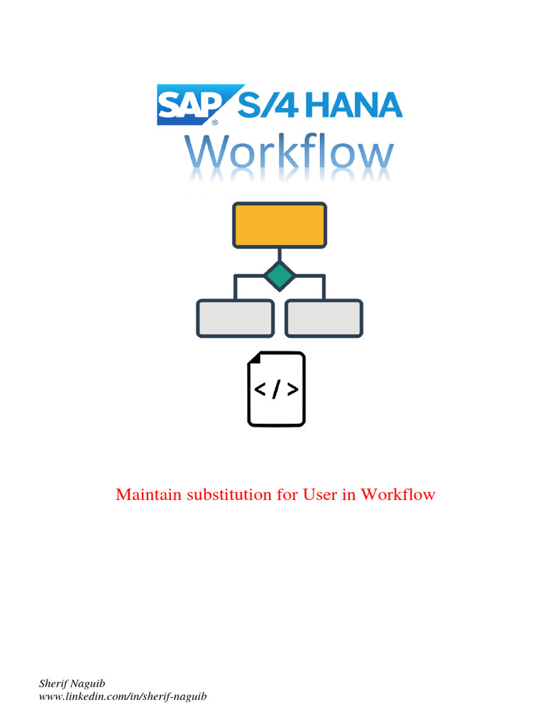 Maintain Substitution For User in Workflow | PDF | Software | Computing