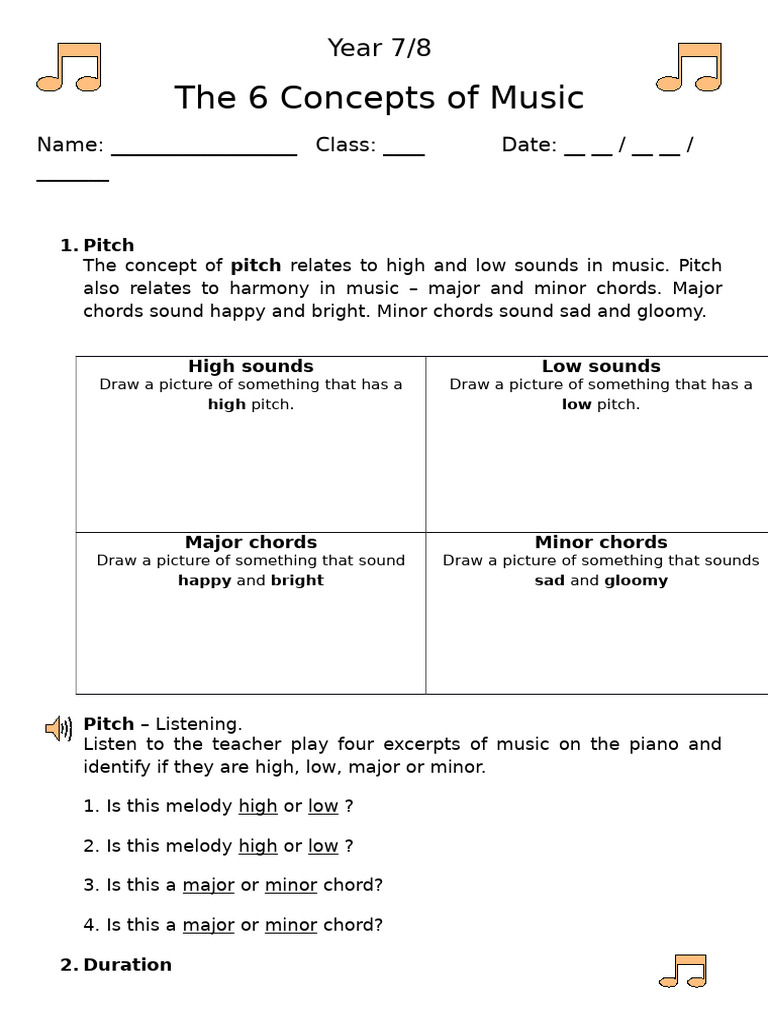 Concepts of Music Work Book | PDF | Musicology | Music Theory