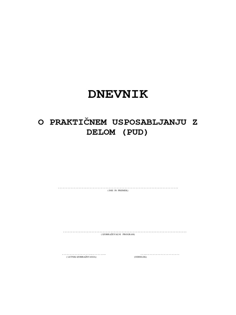 E Dnevnik | PDF