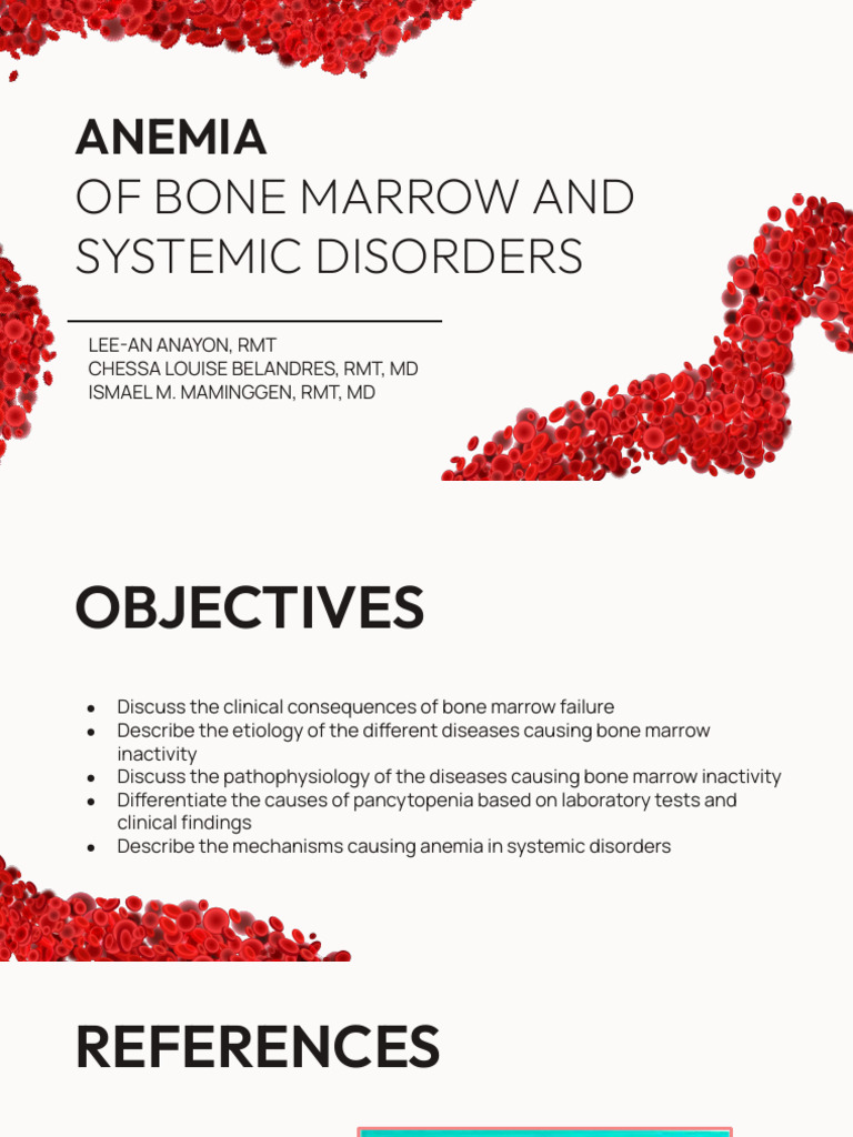 Anemia: Bone Marrow and Systemic Causes | PDF | Anemia | Bone Marrow