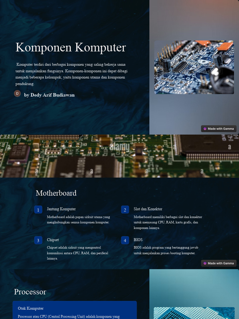 Komponen Komputer | PDF