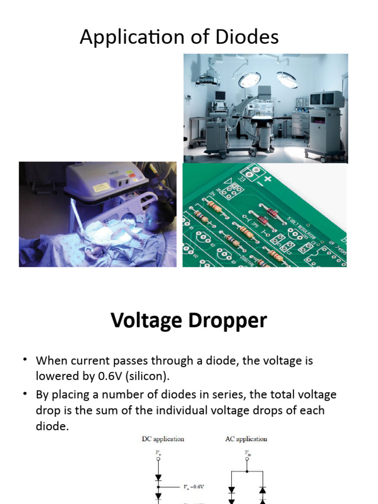 Application of Diodes | PDF | Rectifier | Diode