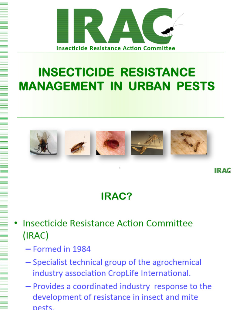Insecticide Resistance Management in Urban Pests Iii | PDF | Biology