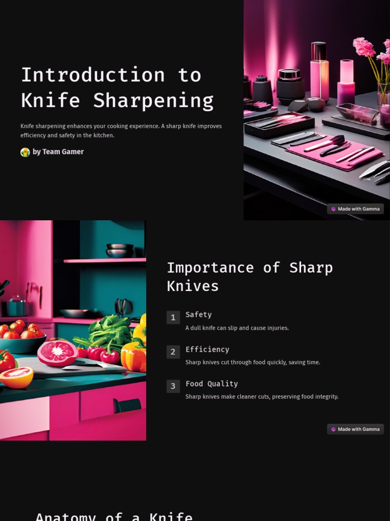 Introduction To Knife Sharpening | PDF | Home & Garden