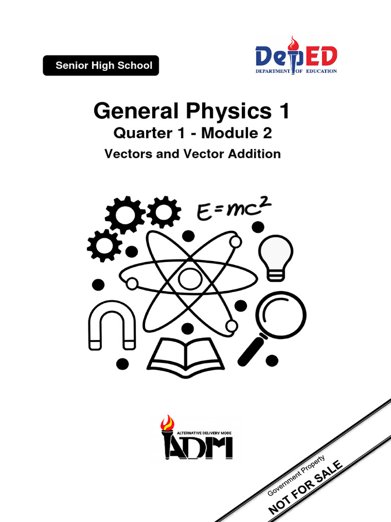 Generalphysics1 Quarter1 Module2 Vectors For V5 Pdf Euclidean