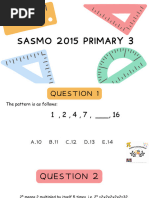 Primary 3 (Grade 3) 2022 Contest Paper: Name: School: Instructions | PDF