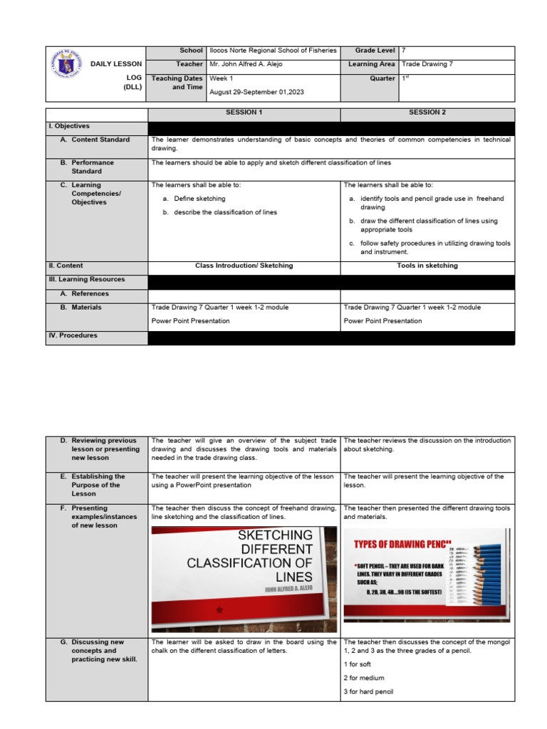 TD7 - Q1W1 - AUG 29-Sept 01,2023 | PDF | Teachers | Learning
