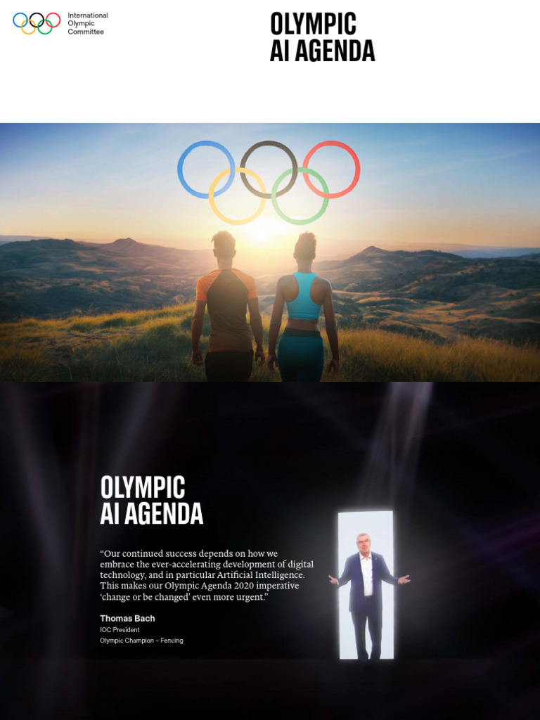 Olympic AI Agenda | PDF | Artificial Intelligence | Intelligence (AI) & Semantics