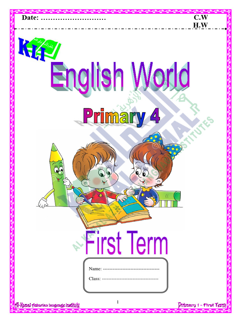 English World - Primary 4 - Unlocked | PDF | Adjective | Verb