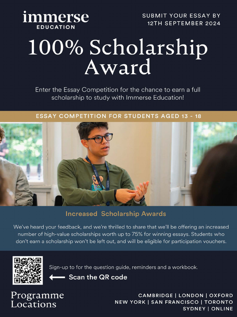 Essay Competition Poster | PDF
