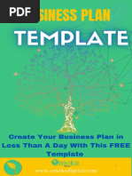 Business Plan Format PDF Guide | PDF | Business Plan | Business