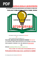 KCSE Pp3 2025 Trial 1 | PDF