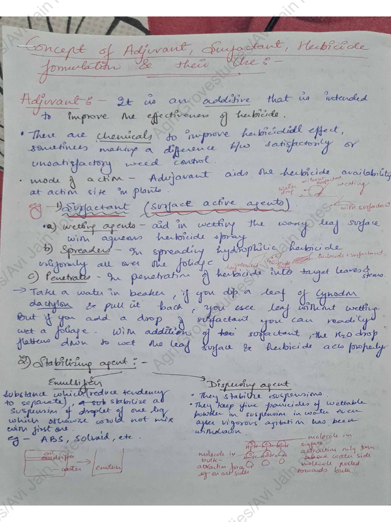 Avi Jain Weed Management Notes | PDF