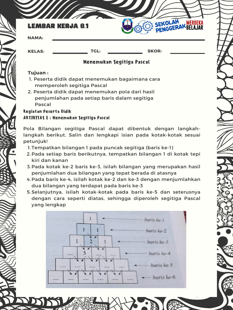 LKPD Segitiga Pascal | PDF