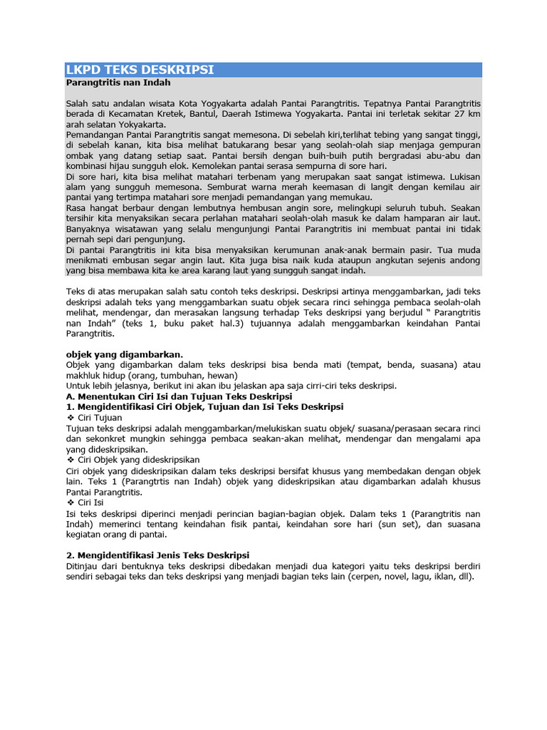 LKPD 1 | PDF | Puisi