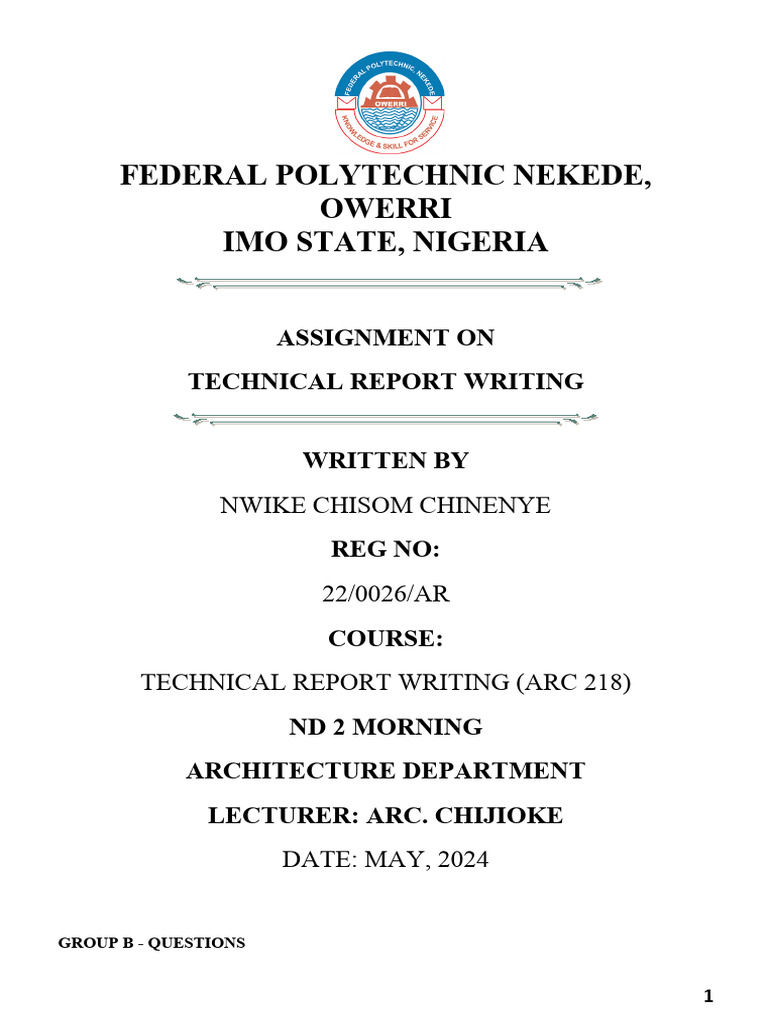 Technical Report Writing | PDF | Jargon | Information