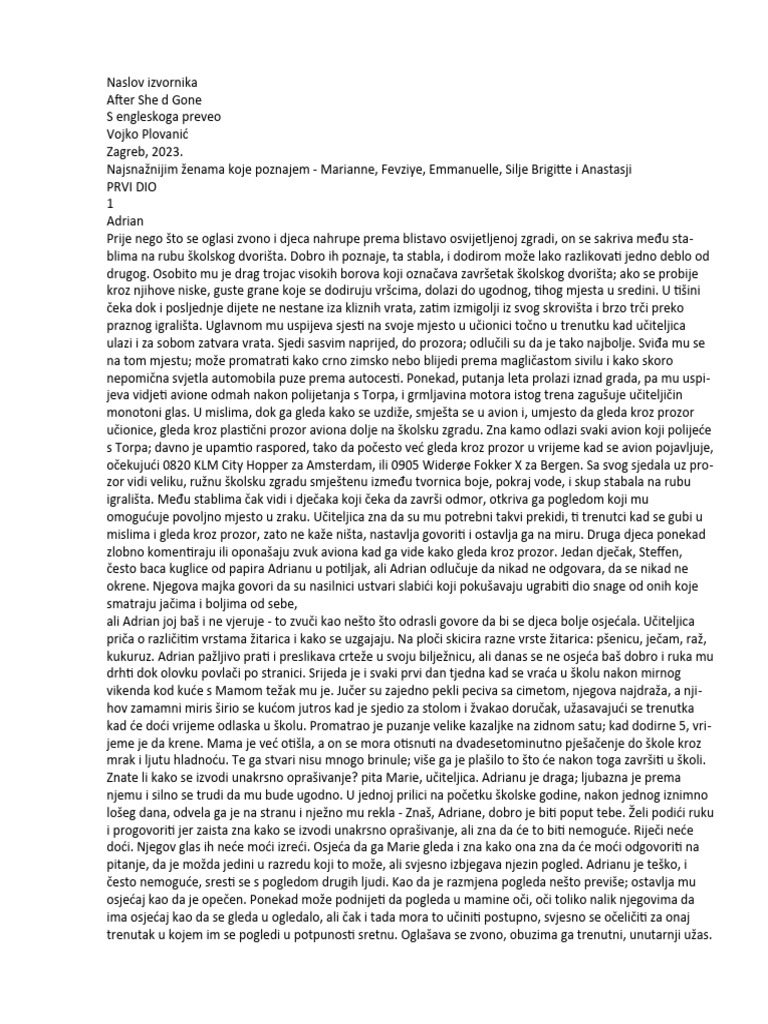 Alex Dahl - Nakon Što Je Otišla | PDF