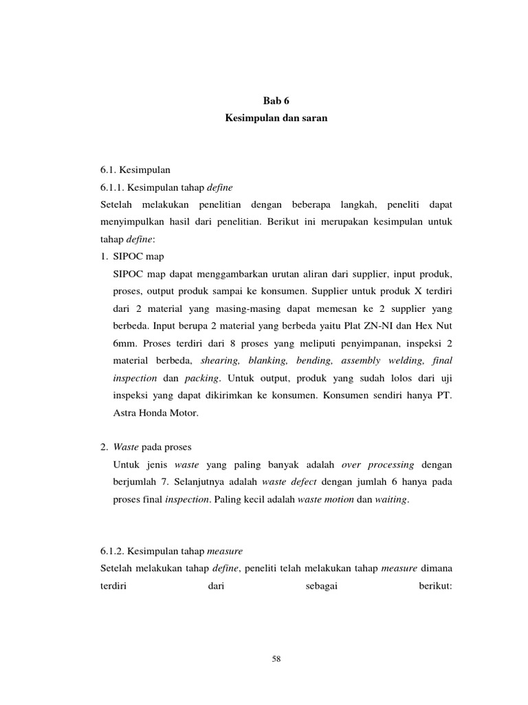 UNIKOM - Enrico S - BAB 6 Kesimpulan Dan Saran | PDF