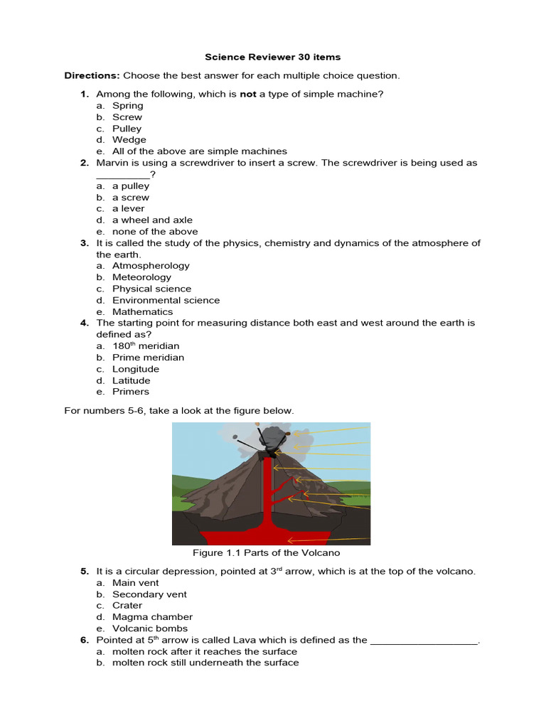 sciencerevierdraft | PDF | Atrium (Heart) | Volcano
