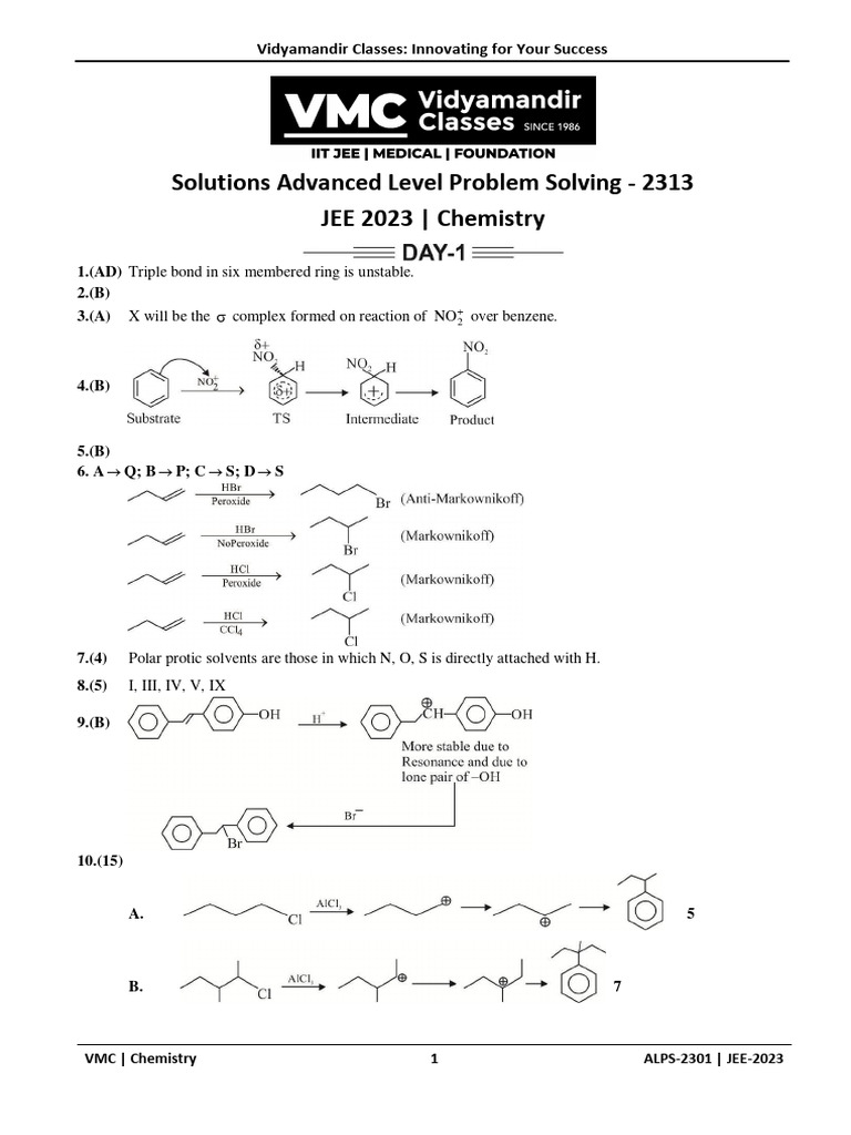 ALPS 2313 Chemistry Assignment Solution | PDF | Gases | Intermolecular ...