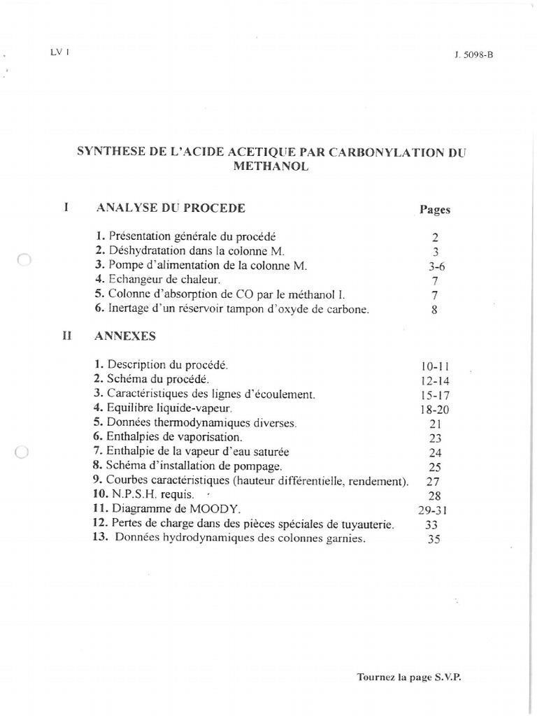 Acide Acétique-Énoncé | PDF