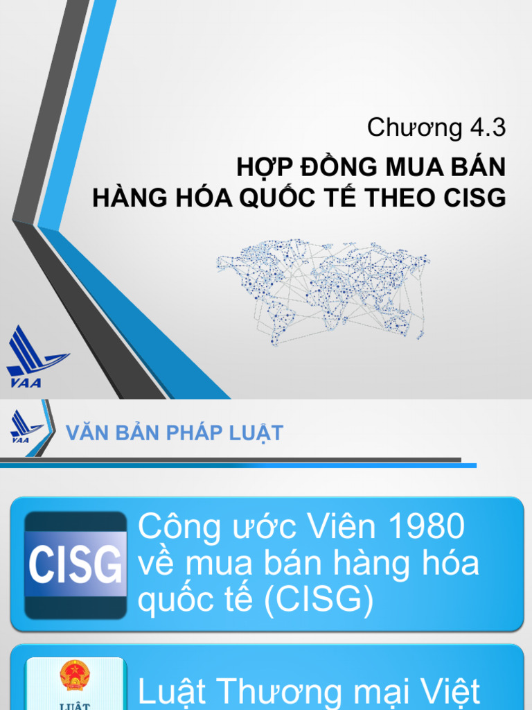 PDF - Chương 4.3 - Hợp Đồng Mua Bán Hàng Hoá Quốc Tế - Cisg - Rut | PDF