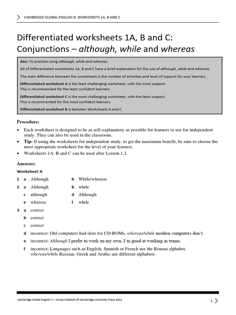 GE 8 Diff WS U1 1 ABC | PDF | Alphabet | Human Communication