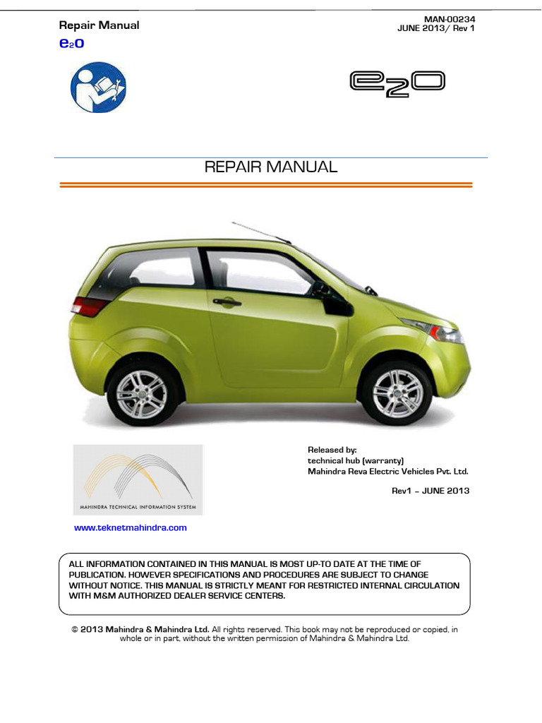 E2O Revised MAN-00234-Repair Manual | PDF | Electrical Connector | Fuse ...