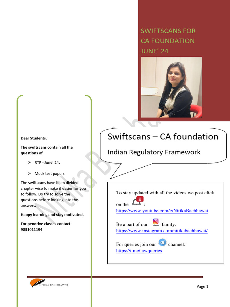 Indian Regulatory Framework | PDF | Precedent | Common Law