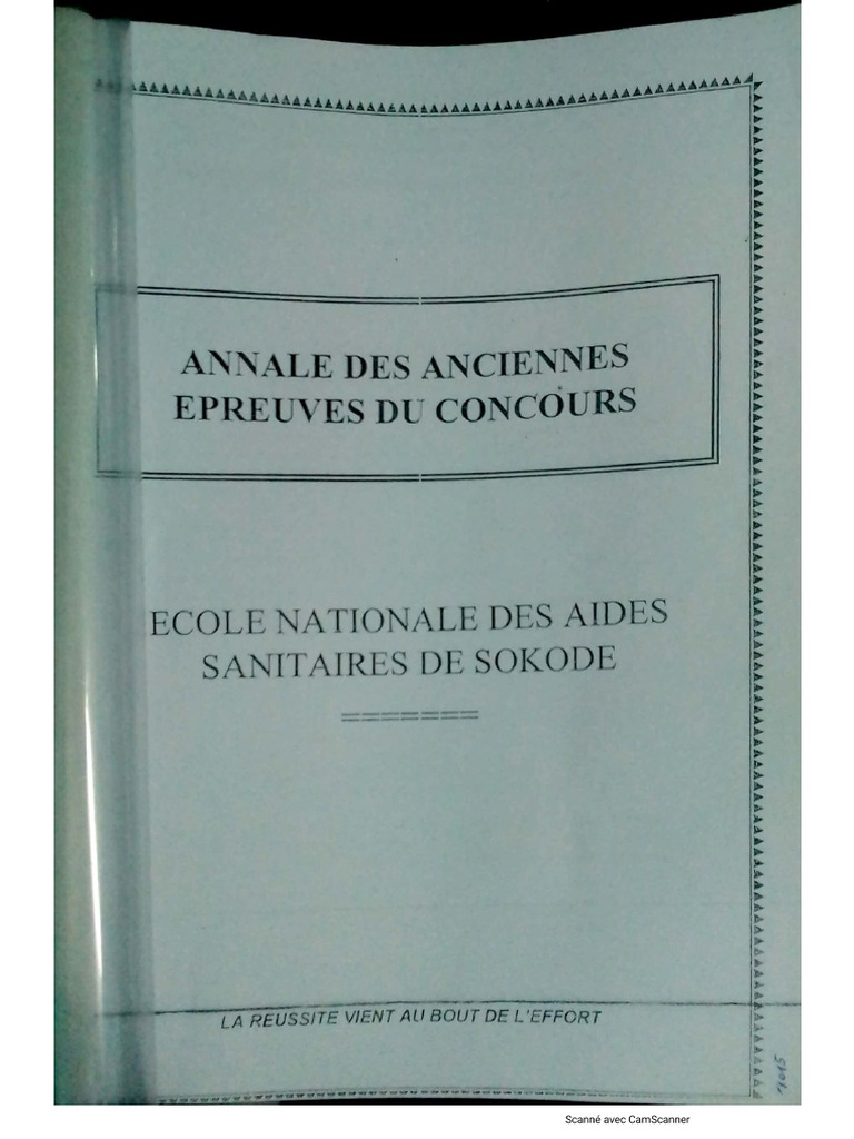 Epreuves ENAM-ENAS | PDF