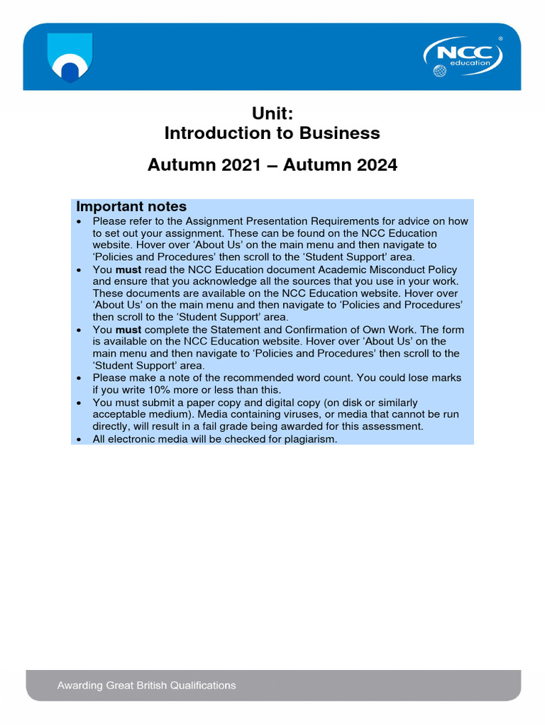 IB Assignment Autumn 2021 Autumn 2024 FINAL | PDF | Swot Analysis | Marketing