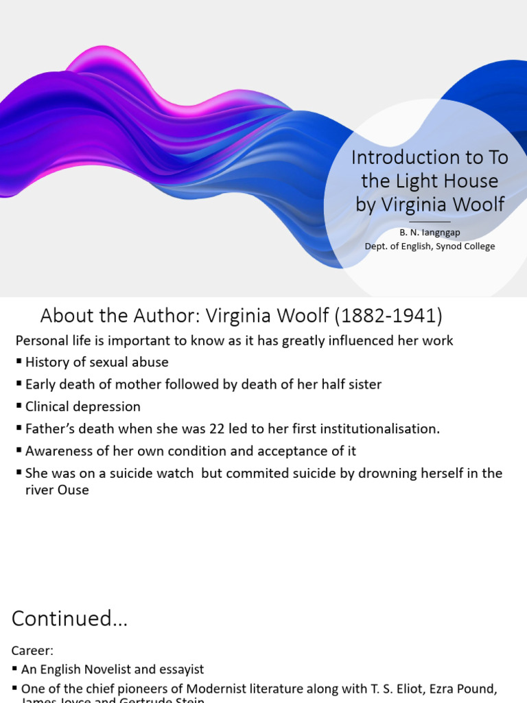 Virginia Woolf's "To the Lighthouse" Analysis | PDF | Virginia Woolf ...
