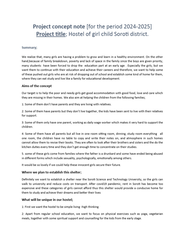 Proposal Hostel | PDF | Poverty | Poverty & Homelessness