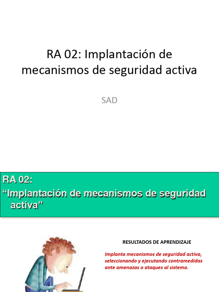 Ra02 Sad 22 23 | PDF | Certificado de clave pública | Malware