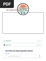 (English + Hindi) CSC TEC Assessment Exam Questions and Answer | PDF