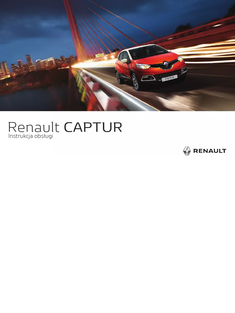Instrukcja Obsługi Renault Captur (2016) (Polski - 248 Stron) | PDF
