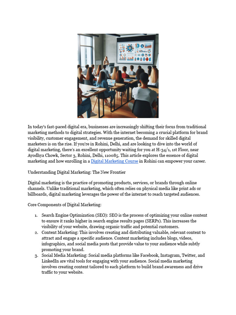 Digital Marketing | PDF | Digital Marketing | Analytics