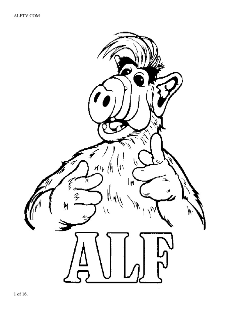 ALF Coloringbook | PDF