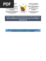 Presentation Sommaire Du Padesce | PDF | Économie | Enseignement