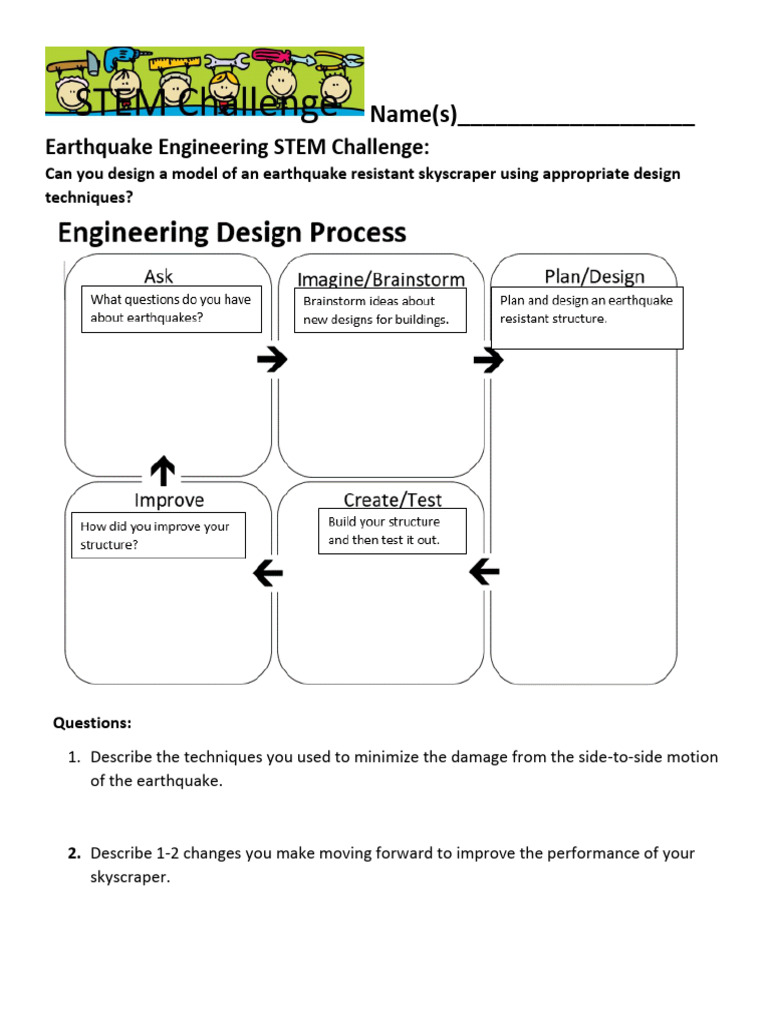 Earthquake Student Sheet | PDF