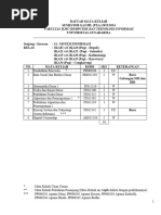 Silabus s1 Sistem Informasi UT | PDF