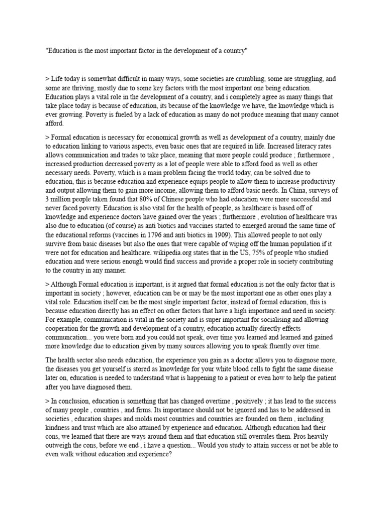 Argumentative Essay Abdul Baseer 9-D | PDF | Poverty | Poverty & Homelessness