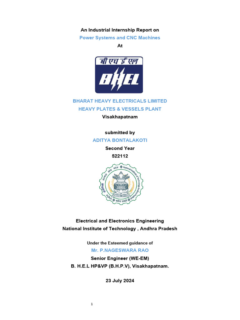 ADITYA | PDF | Transformer | Electrical Substation