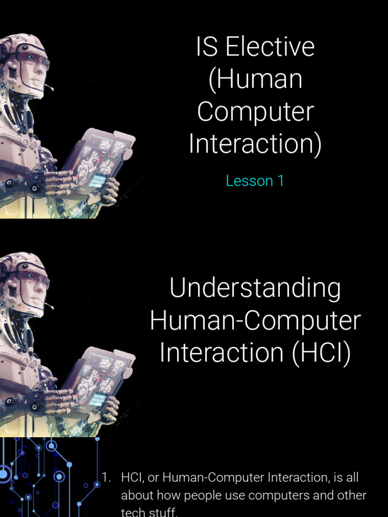 Lesson 1 (HCI) Online Class | PDF | Human–Computer Interaction | Perception