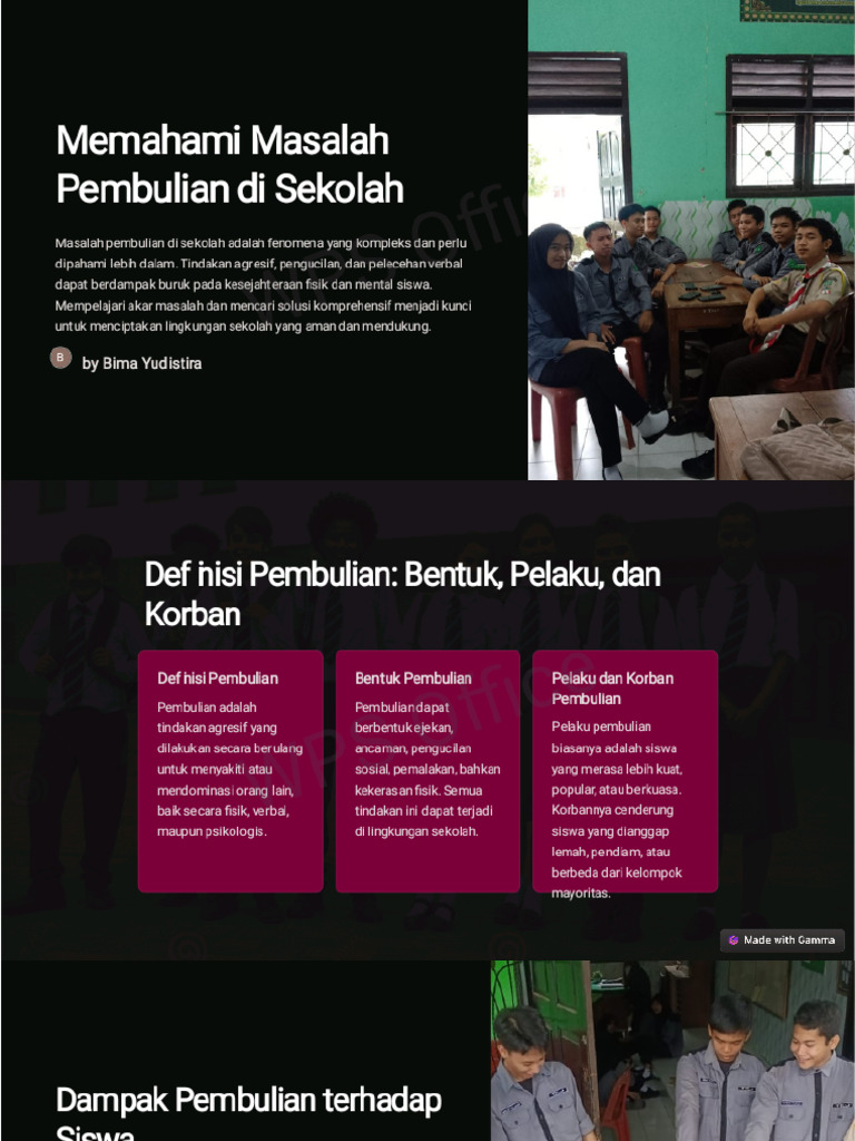 Pembulian Terhadap Teman Sekelas - 20240328 - 075642 - 0000 | PDF