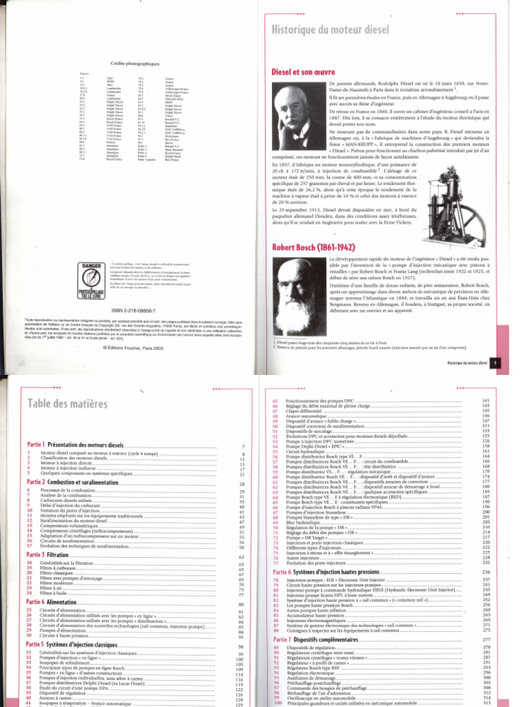 Moteurs Diesels - Technologie Générale | PDF