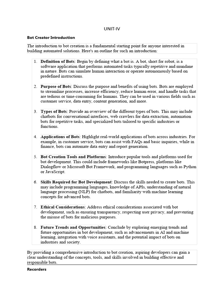 Rpa Unit-IV Notes | PDF | Variable (Computer Science) | Graphical User ... Rpa Unit-IV Notes | PDF | Variable (Computer Science) | Graphical User ...